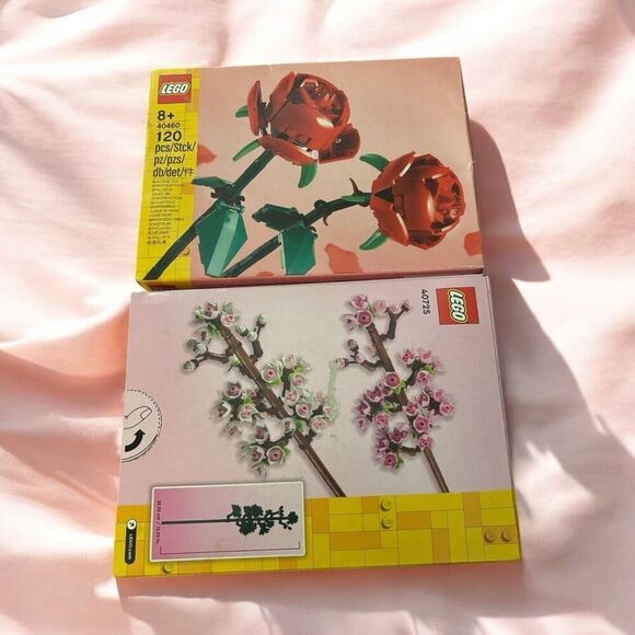 Lego | Toys | Set Of2 Lego Flower Sets Roses Botanical And Cherry ...